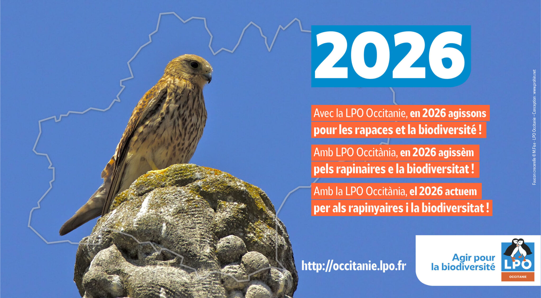 Les équipes de la LPO Occitanie vous souhaitent une bonne année 2026 ...